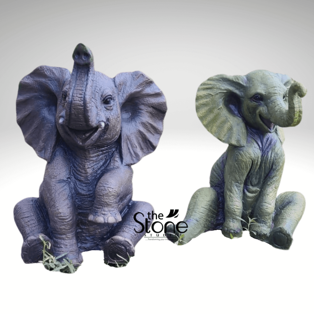 Elephant Statue For Home 18": Buy Best Decor - The Stone Studio