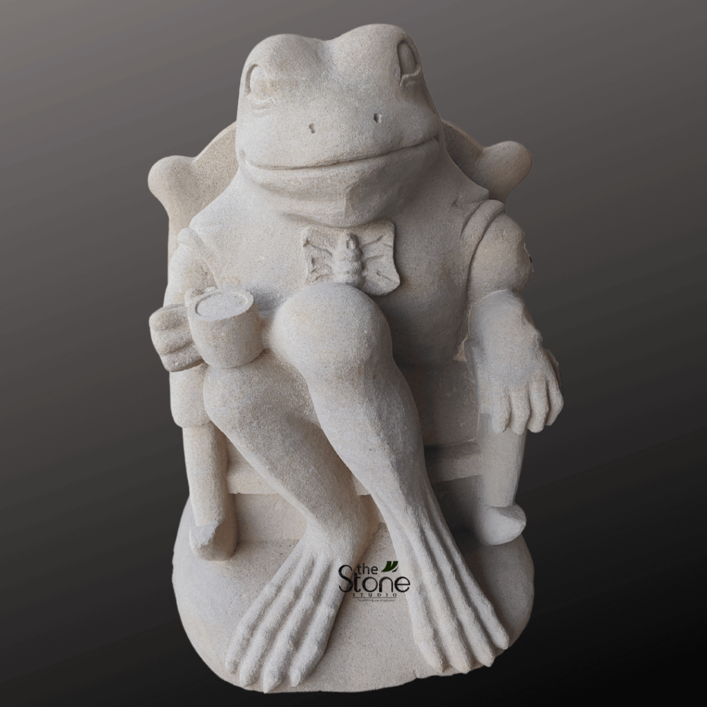 Frog Garden Decor 3ft: Buy Best Stone Decor - The Stone Studio