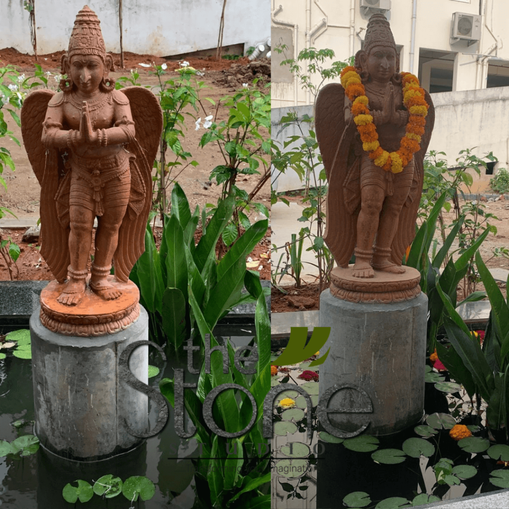 Garuda Sculpture 3ft: Buy Best Carved Idol - The Stone Studio