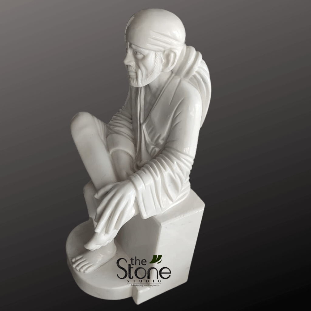 Sai Baba Idol For Home 2ft: Buy Best Marble - The Stone Studio