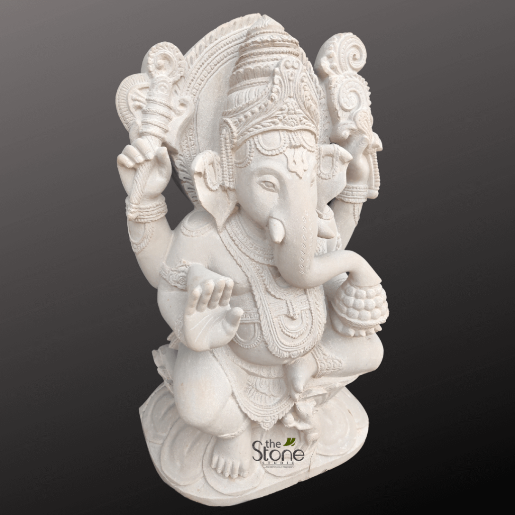 3 feet Ganesh Idol: Buy Best Vinayagar - The Stone Studio