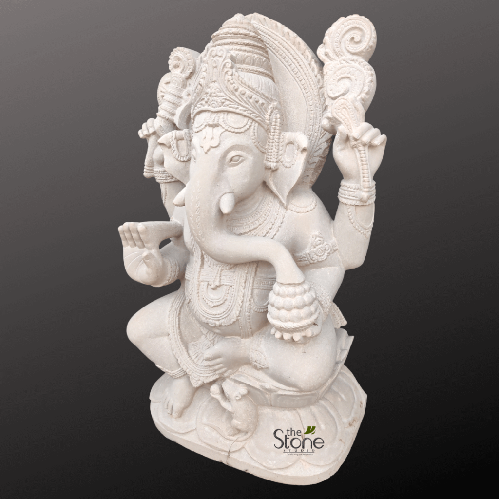 3 feet Ganesh Idol: Buy Best Vinayagar - The Stone Studio