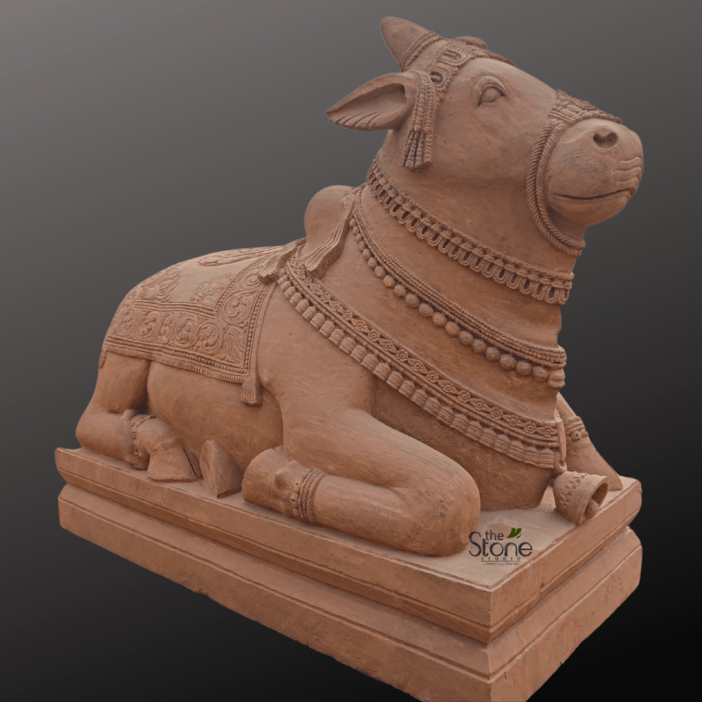 Big Nandi Statue 4ft: Buy Best Nandi Bull - The Stone Studio