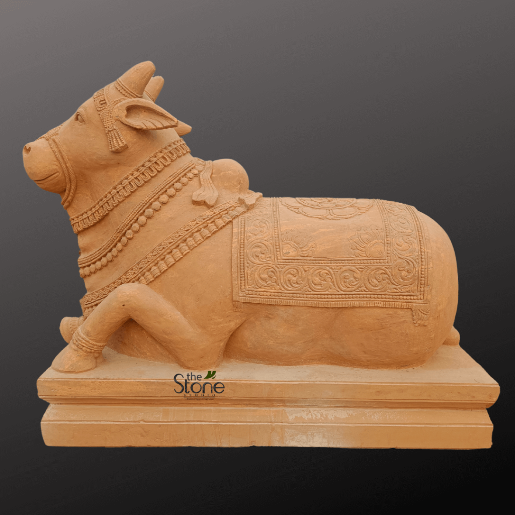 Big Nandi Statue 4ft: Buy Best Nandi Bull - The Stone Studio