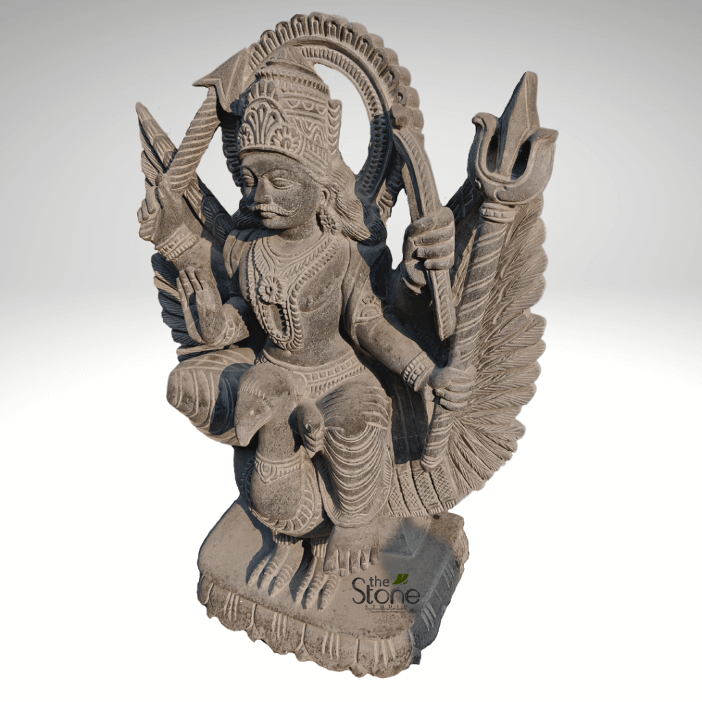 Shani Dev Statue 2.5ft: Buy Best Hindu Gods - The Stone Studio