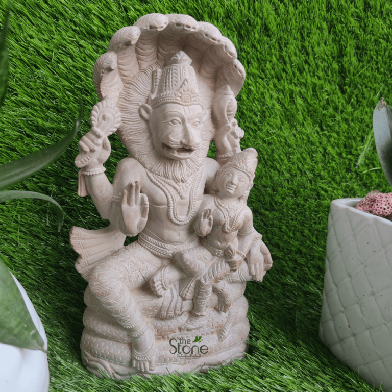 Lord Narasimha Idol 10": Buy Unique Gods - The Stone Studio