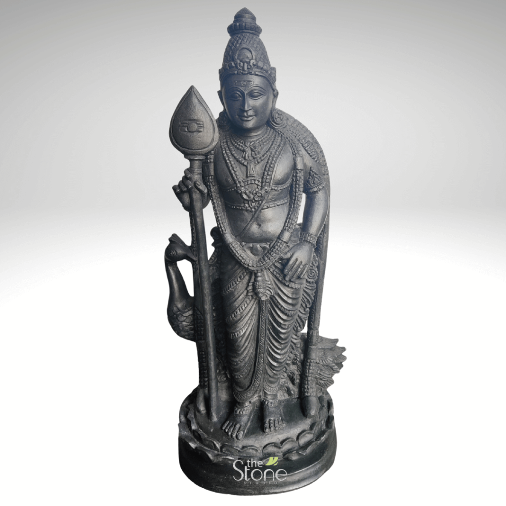 Lord Murugan Statue 18": Buy Best Lord Kartik - The Stone Studio