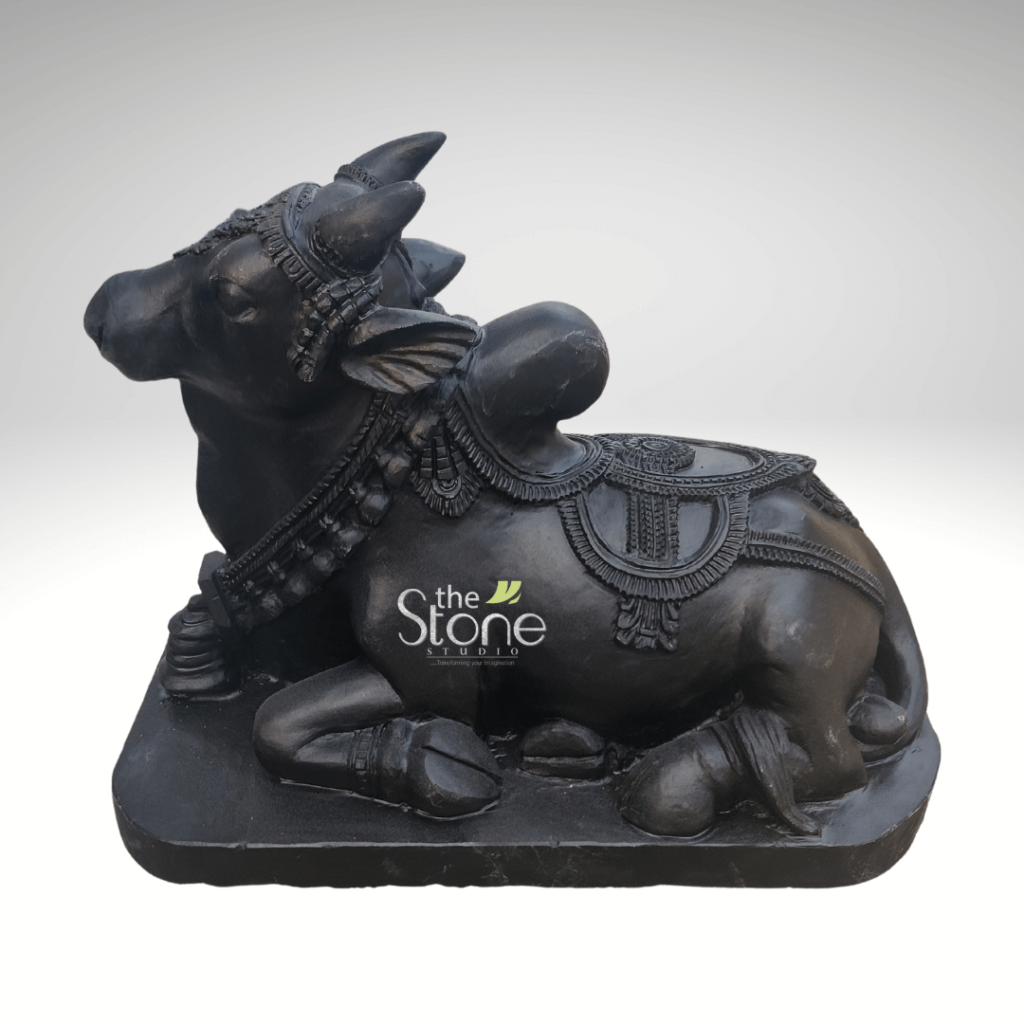 Nandi Vigraham 24": Buy Best Shiva Bull Idol - The Stone Studio