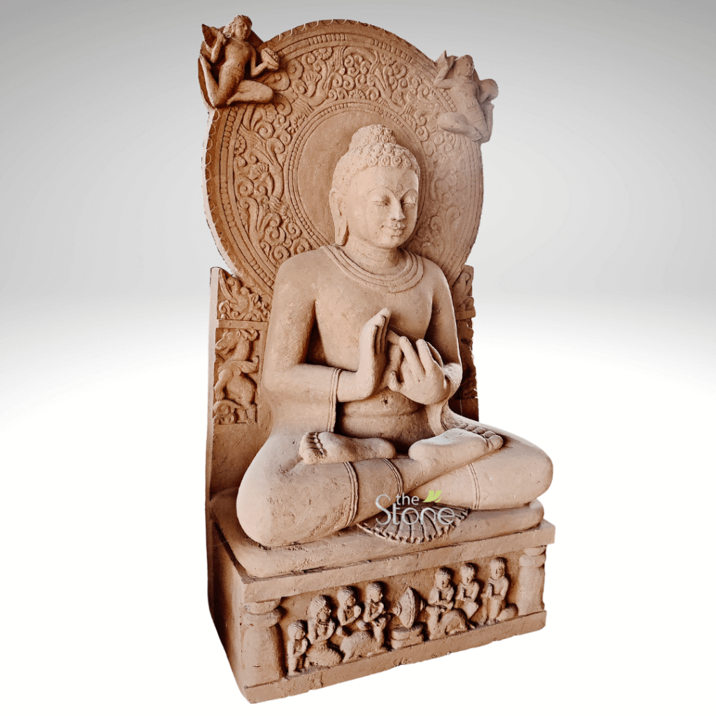 3 feet Sarnath Buddha Statue: Buy Best - The Stone Studio
