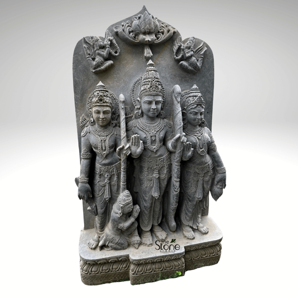 Ram Darbar Stone Statue 5ft: Buy Best Idols - The Stone Studio