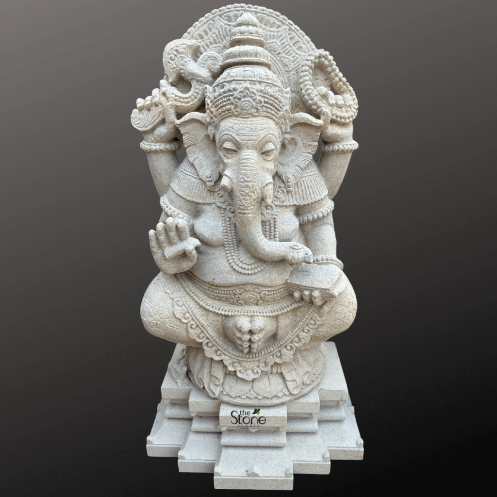 5 feet Stone Ganesha Statue: Buy Best - The Stone Studio