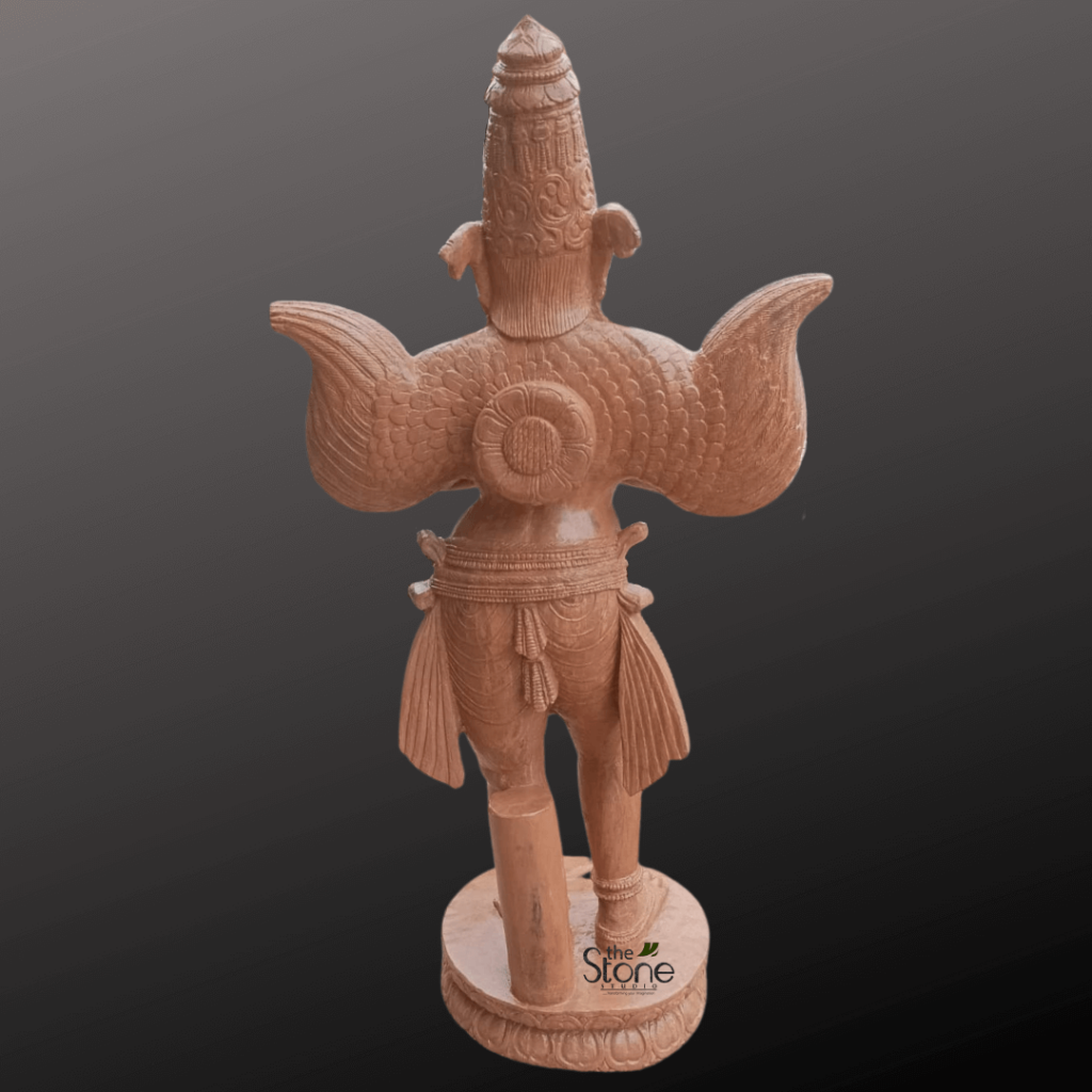 Garuda Stone Statue 5ft: Buy Best Sculpture - The Stone Studio