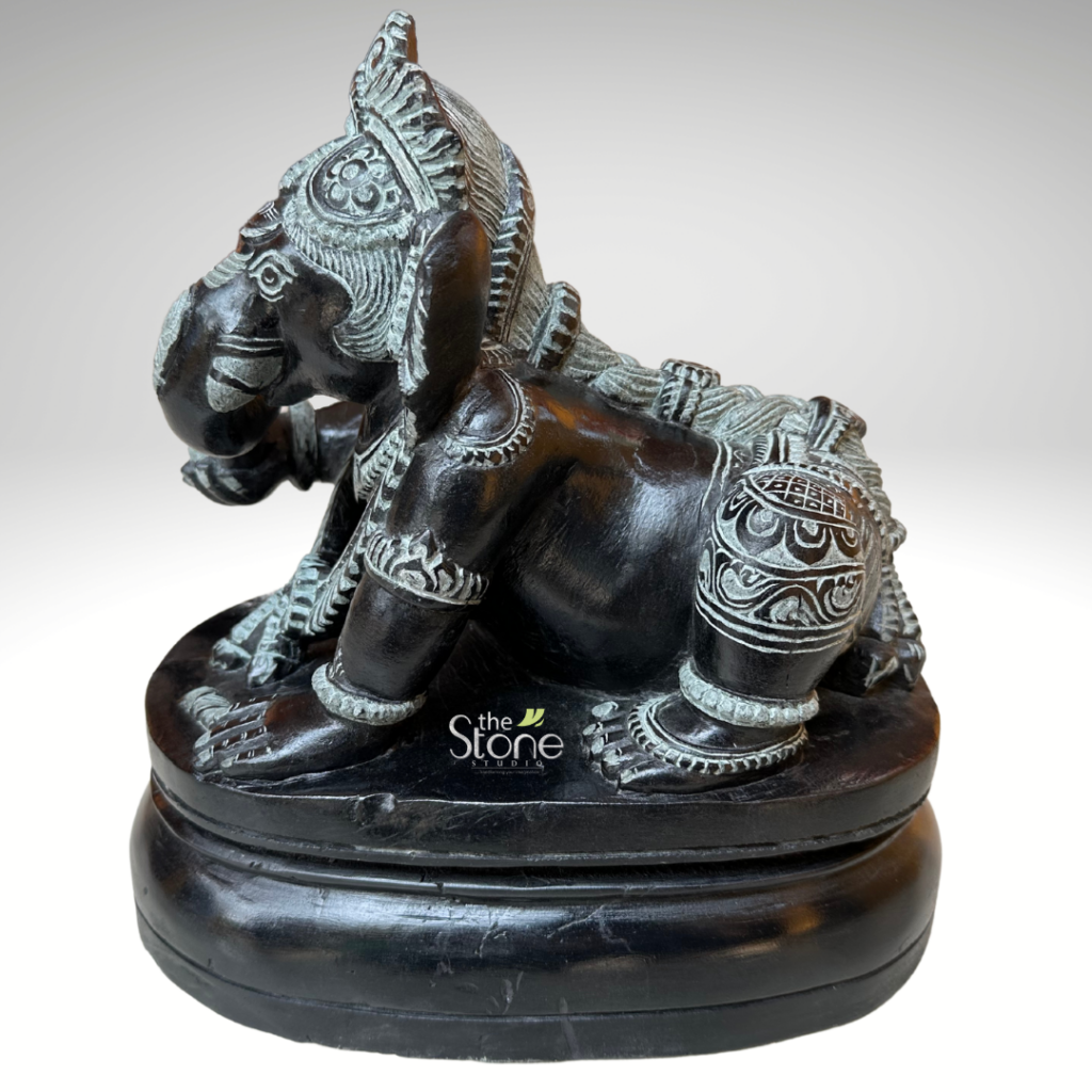 Crawling Ganesha Statue 10": Buy Best Idol - The Stone Studio