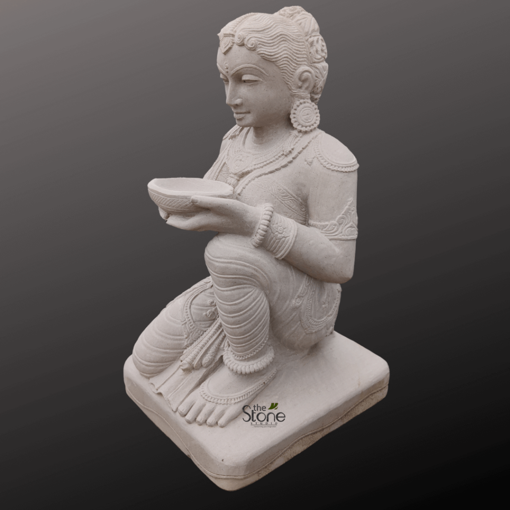 Stone Garden Angel Statue 3ft: Buy Best Idol - The Stone Studio
