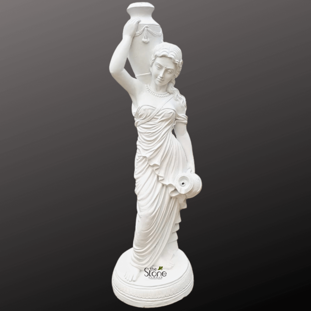 Angel Water Fountain 4ft: Buy Best Lady Idol - The Stone Studio