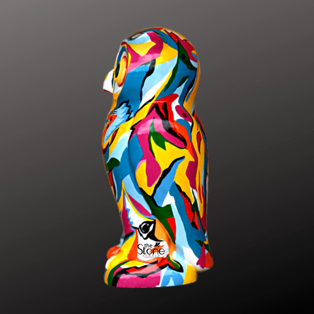 Pop Art Owl Statue 3ft: Buy Best Artworks - The Stone Studio