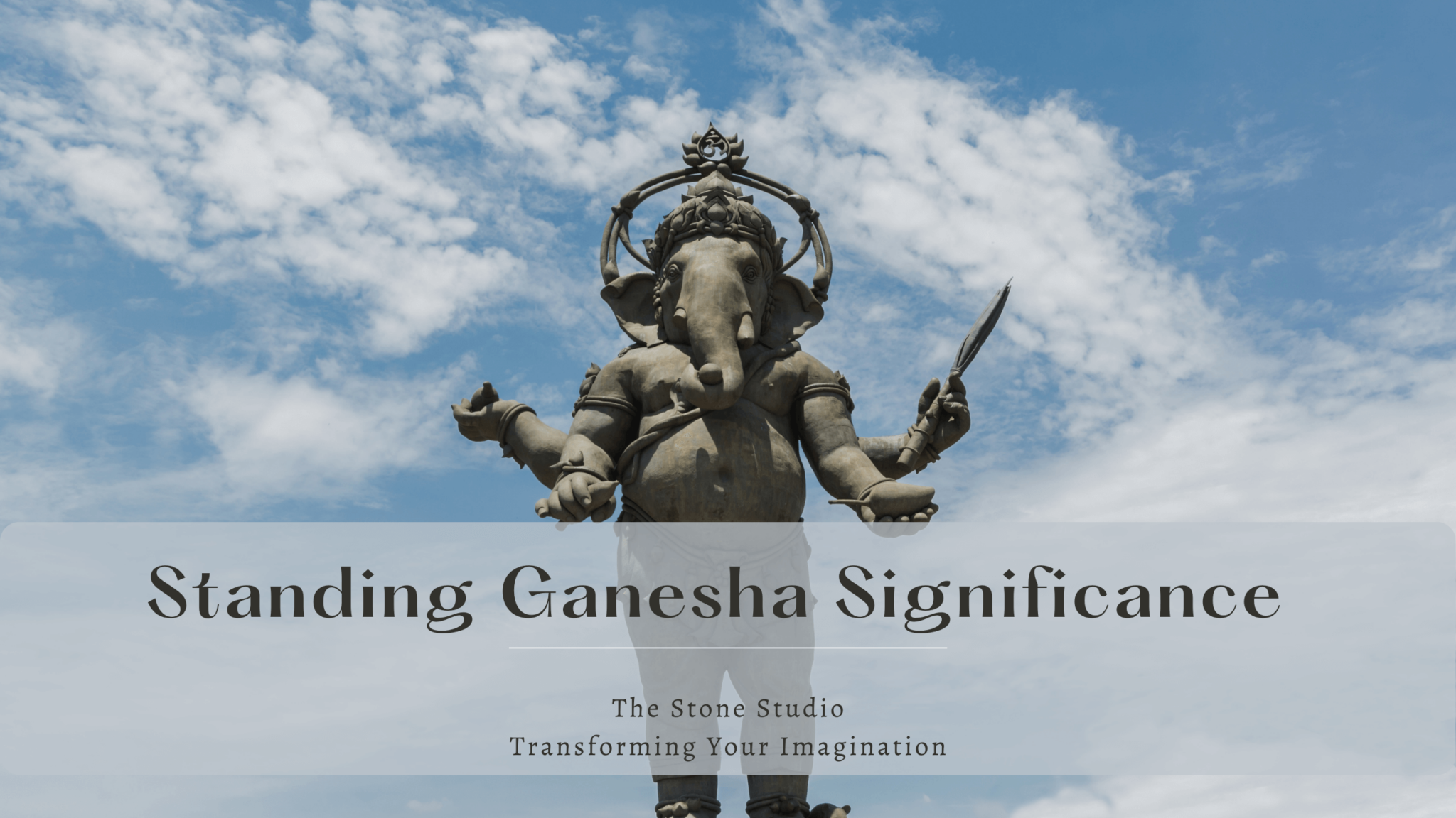 Ganesha Trunk - Amazing Significance of its 3 Directions - The Stone Studio
