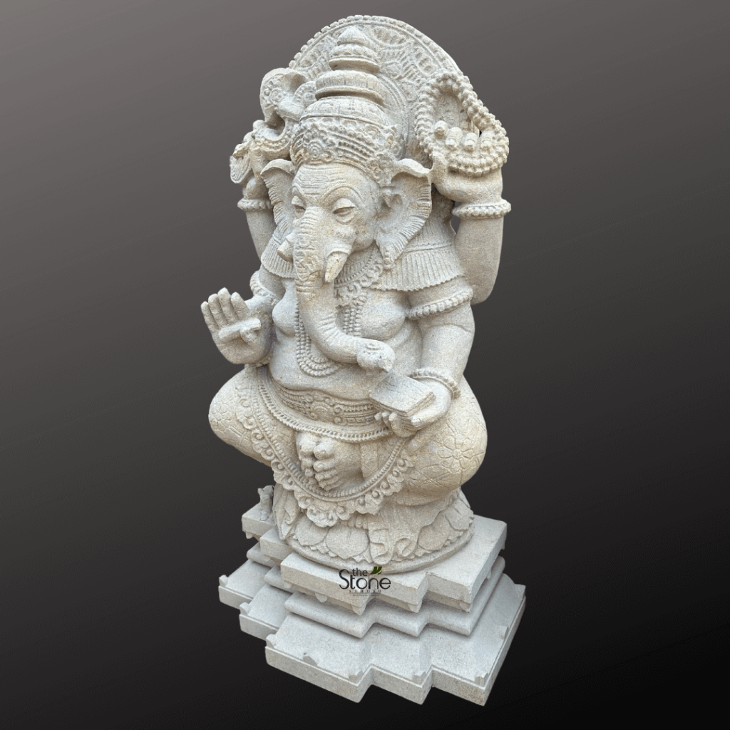 5 feet Stone Ganesha Statue: Buy Best - The Stone Studio