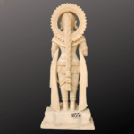 Wooden Lady Statue for Interior Decor 2ft - The Stone Studio
