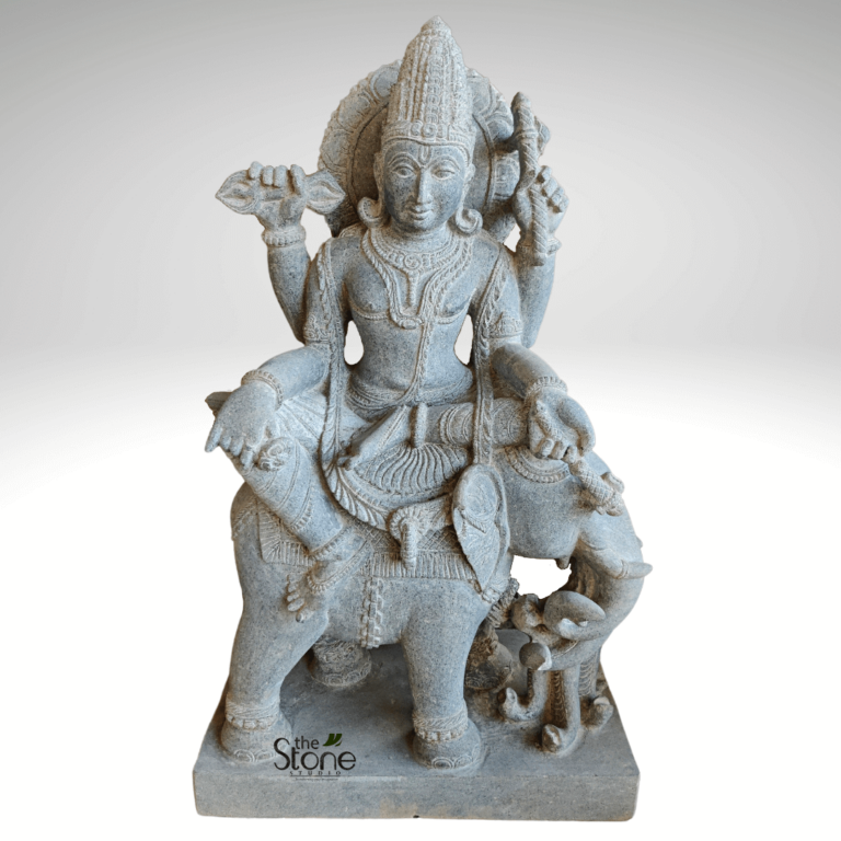Lord Indra Statue 30": Buy Best God Idol - The Stone Studio