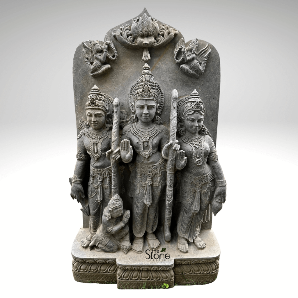 Ram Darbar Stone Statue 5ft: Buy Best Idols - The Stone Studio