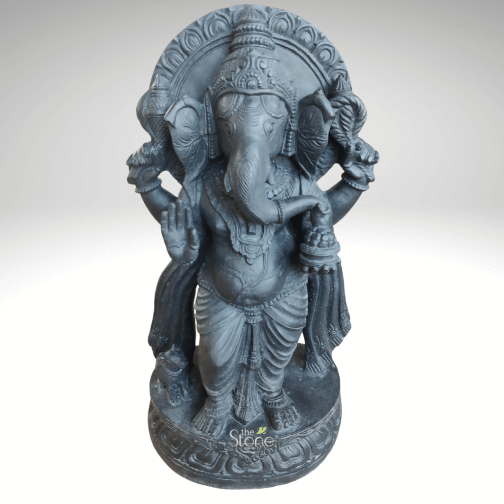 Standing Ganapati Idol 2ft: Buy Best Statue - The Stone Studio