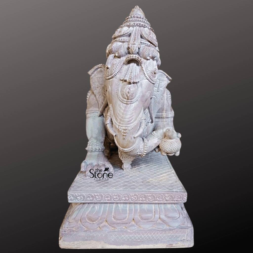 Bal Ganesh Statue 12": Buy Best Baby Ganesha - The Stone Studio