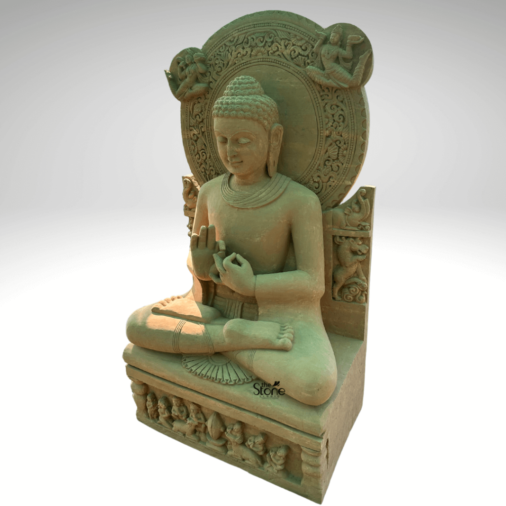 6ft Dharma Chakra Buddha Statue: Buy Best - The Stone Studio