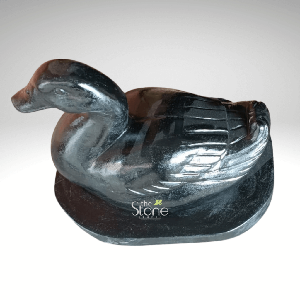 Duck Garden Statue 12": Buy Best Garden Decor - The Stone Studio