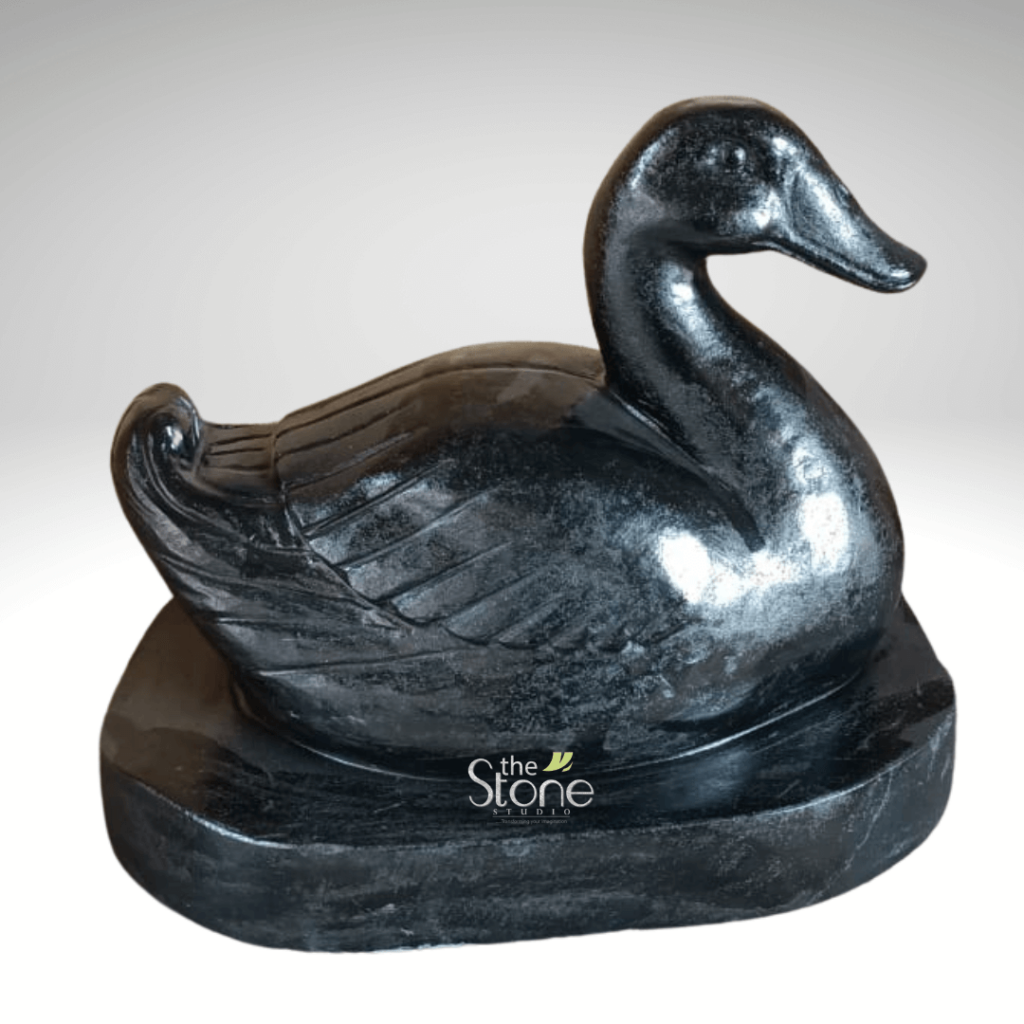 Duck Garden Statue 12": Buy Best Garden Decor - The Stone Studio