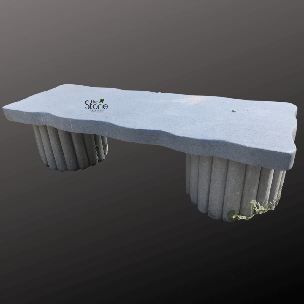 Stone Bench Outdoor 62": Buy Best Decor - The Stone Studio