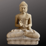 Small Buddha Antique Statue 2.5ft: Buy Best - The Stone Studio