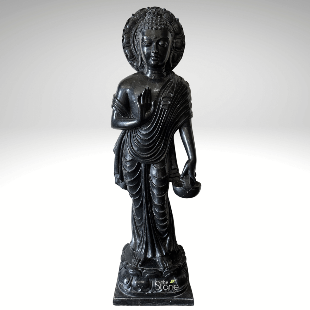 Standing Buddha Statue 3ft: Buy Best Idol - The Stone Studio
