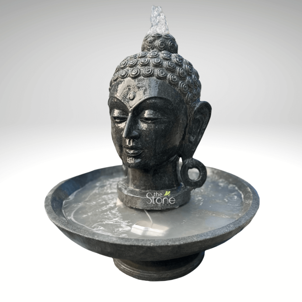 Buddha Face Fountain 20": Buy Best Fountain - The Stone Studio