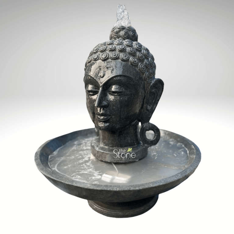 Buddha Face Fountain 20": Buy Best Fountain - The Stone Studio