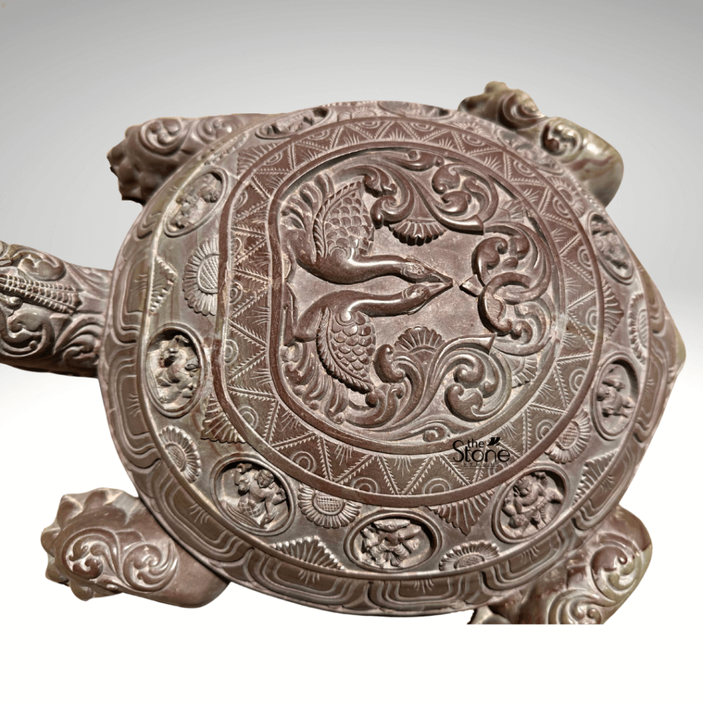 Stone Tortoise Statue 16": Buy The Best Decor - The Stone Studio