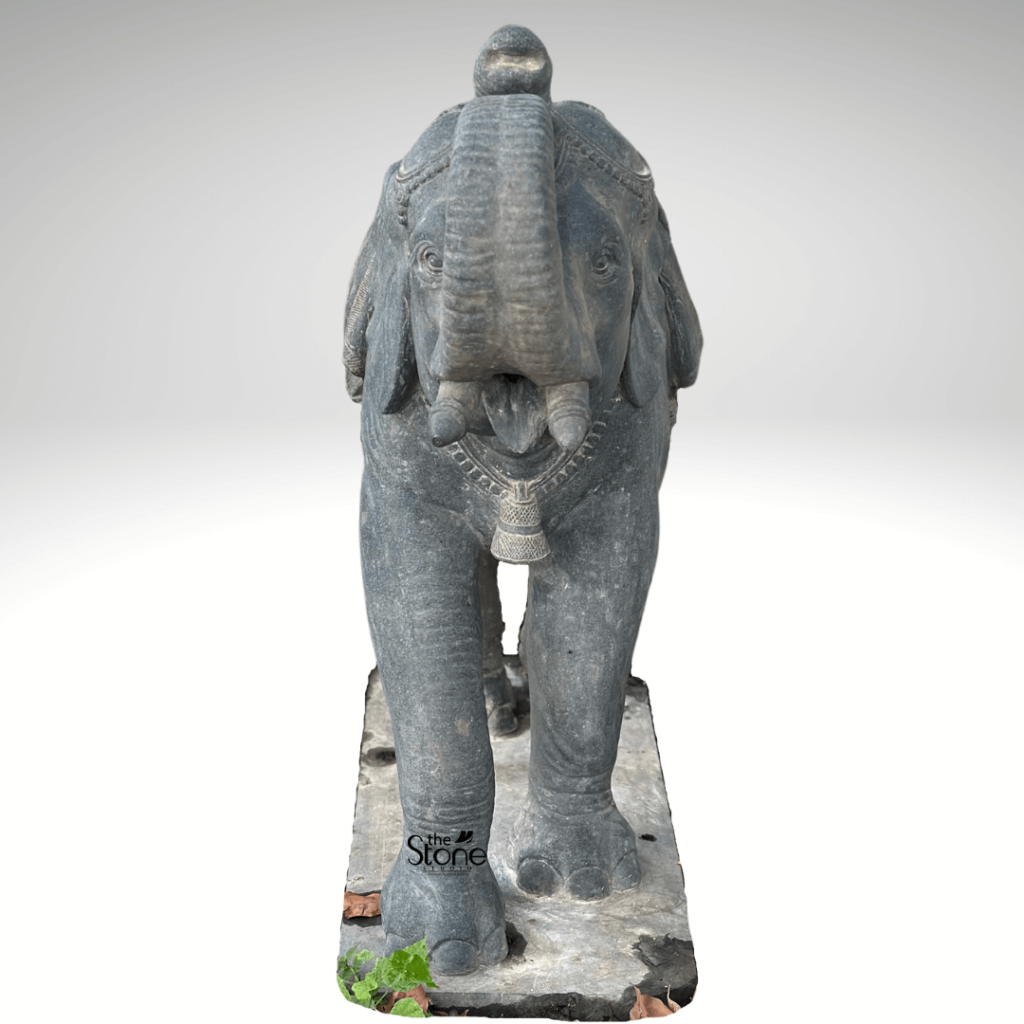 Stone Elephant Garden Statue 4ft: Buy Best - The Stone Studio