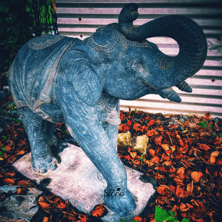 Stone Elephant Garden Statue 4ft: Buy Best - The Stone Studio