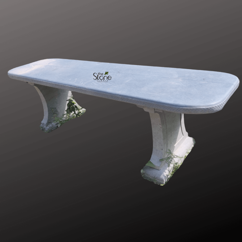 Stone Garden Bench 5ft: Buy Best Decor - The Stone Studio