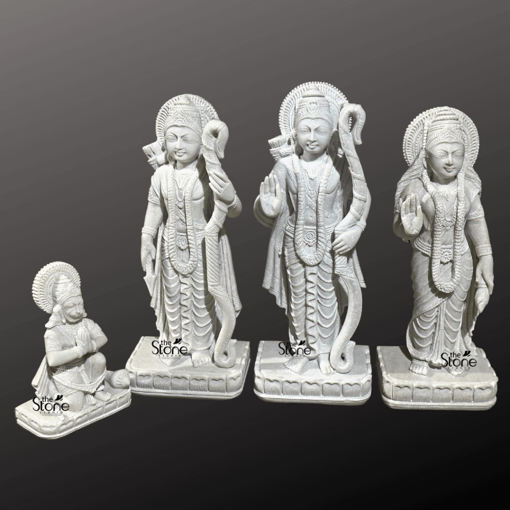 Ram Darbar Murti Marble 24": Buy Best Idols - The Stone Studio