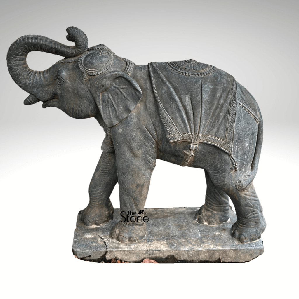 Stone Elephant Garden Statue 4ft: Buy Best - The Stone Studio