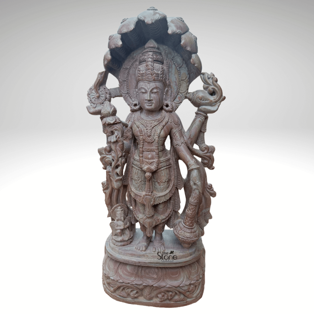Vishnu Idol For Home 2ft: Buy Best Idols - The Stone Studio