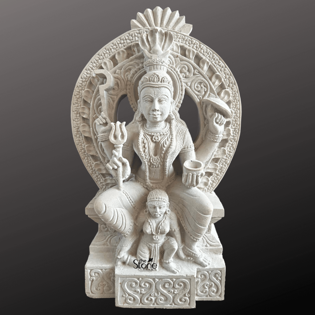 Attukal Devi Statue 18": Buy Best Goddess - The Stone Studio