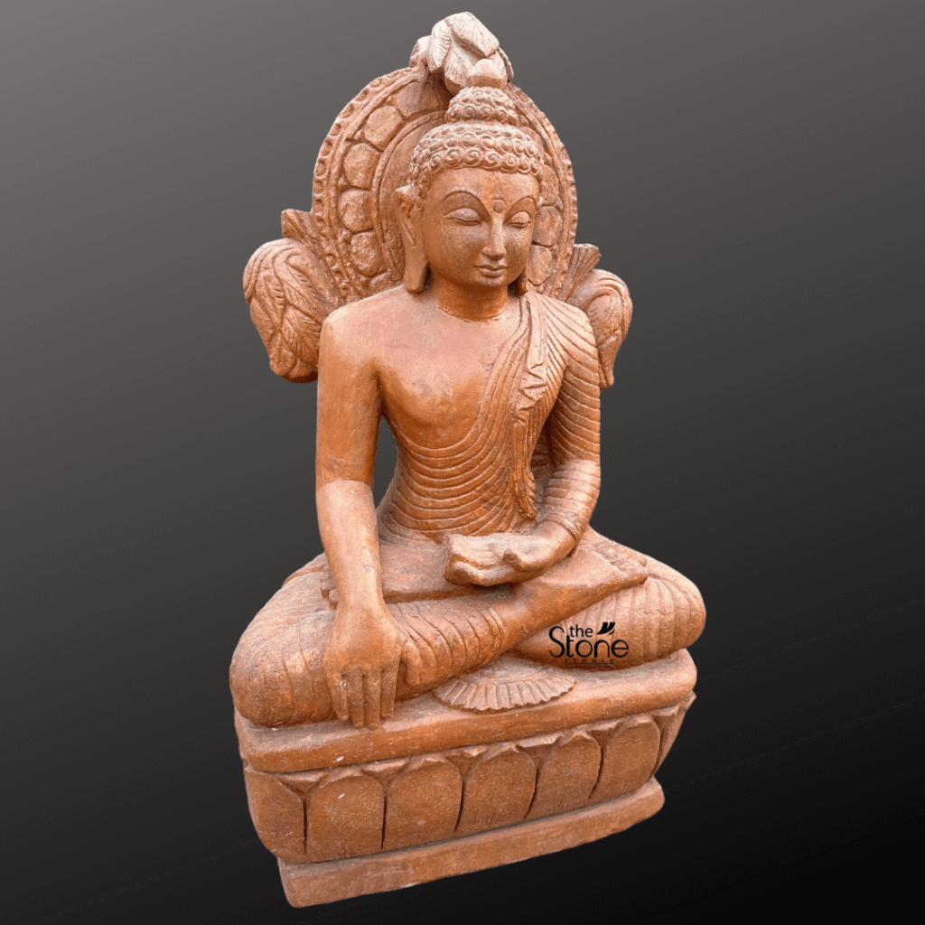 Earth Touching Buddha Statue 3ft: Buy Best - The Stone Studio