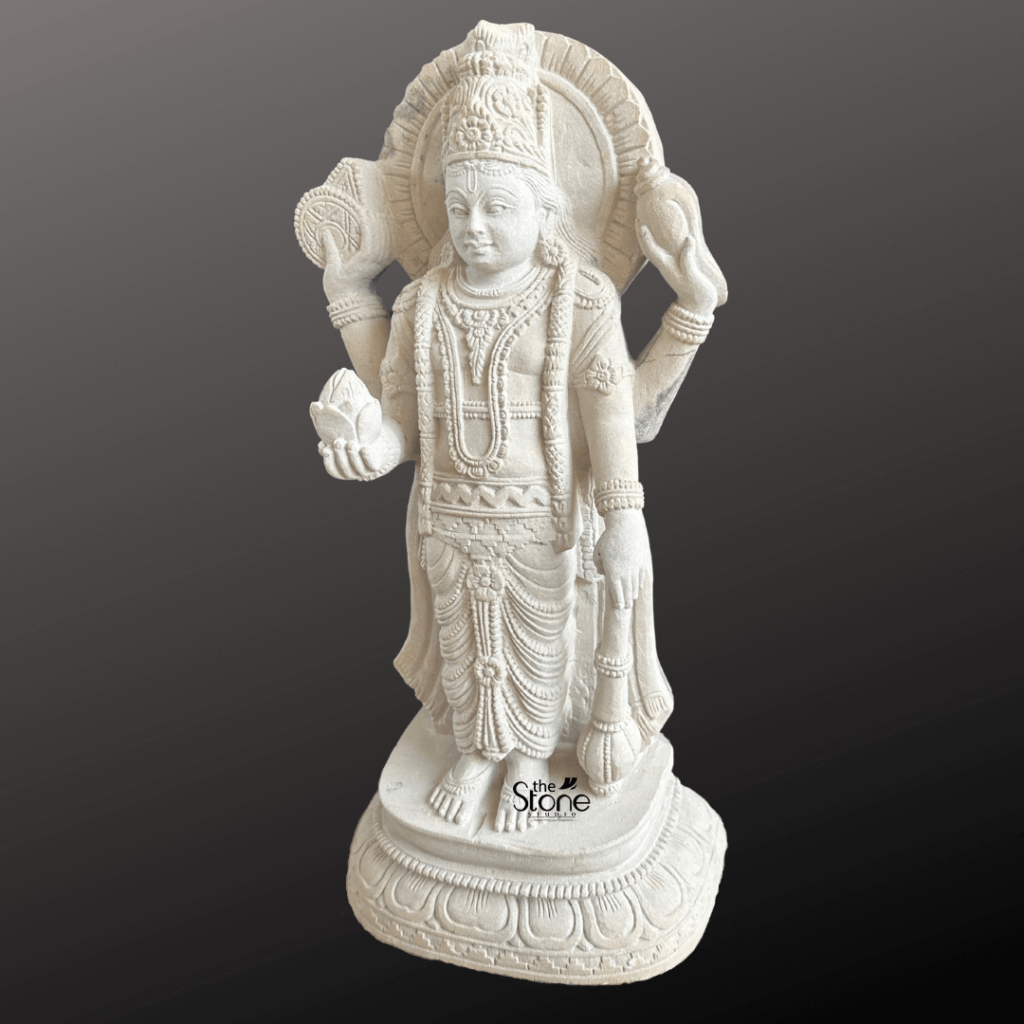 Guruvayurappan Statue 18": Buy Best Idol - The Stone Studio