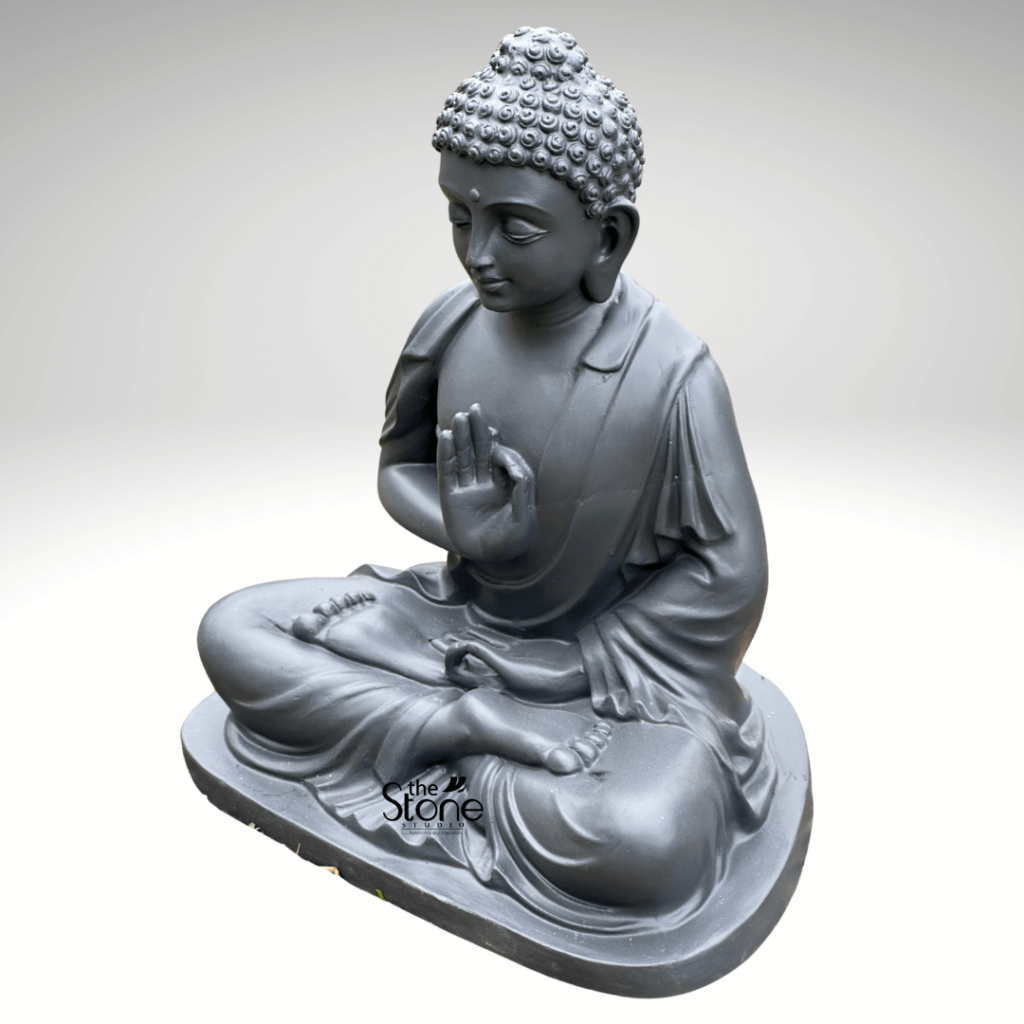 Black Buddha Statue For Home 24": Buy Best - The Stone Studio