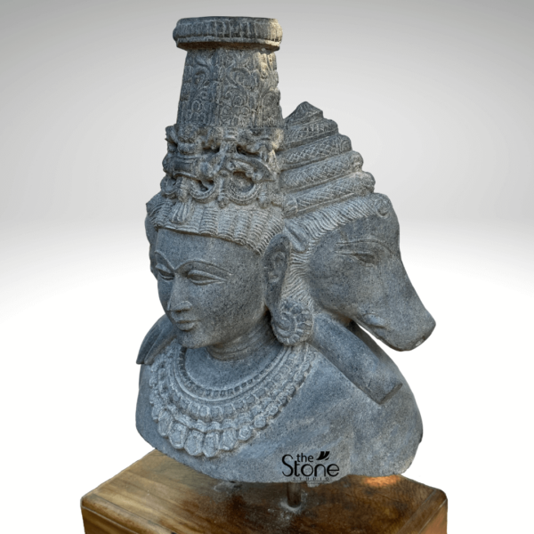 Three Headed Vishnu Statue 30": Buy Best Idol - The Stone Studio