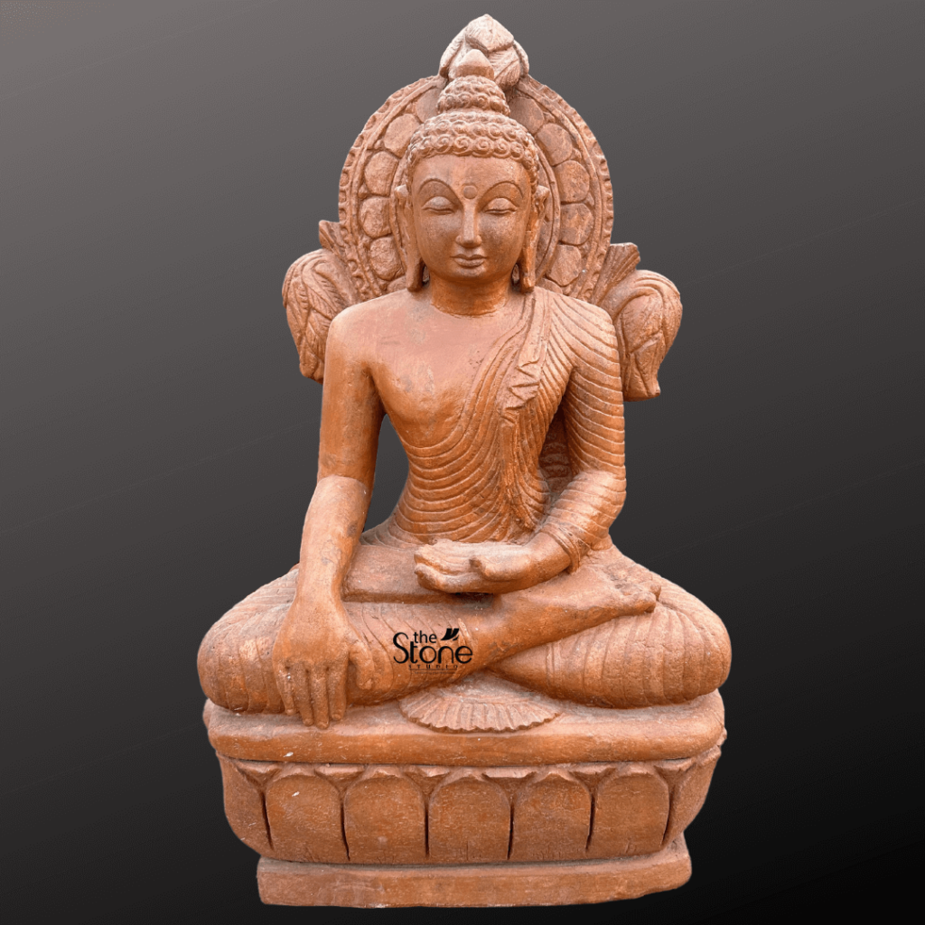 Earth Touching Buddha Statue 3ft: Buy Best - The Stone Studio