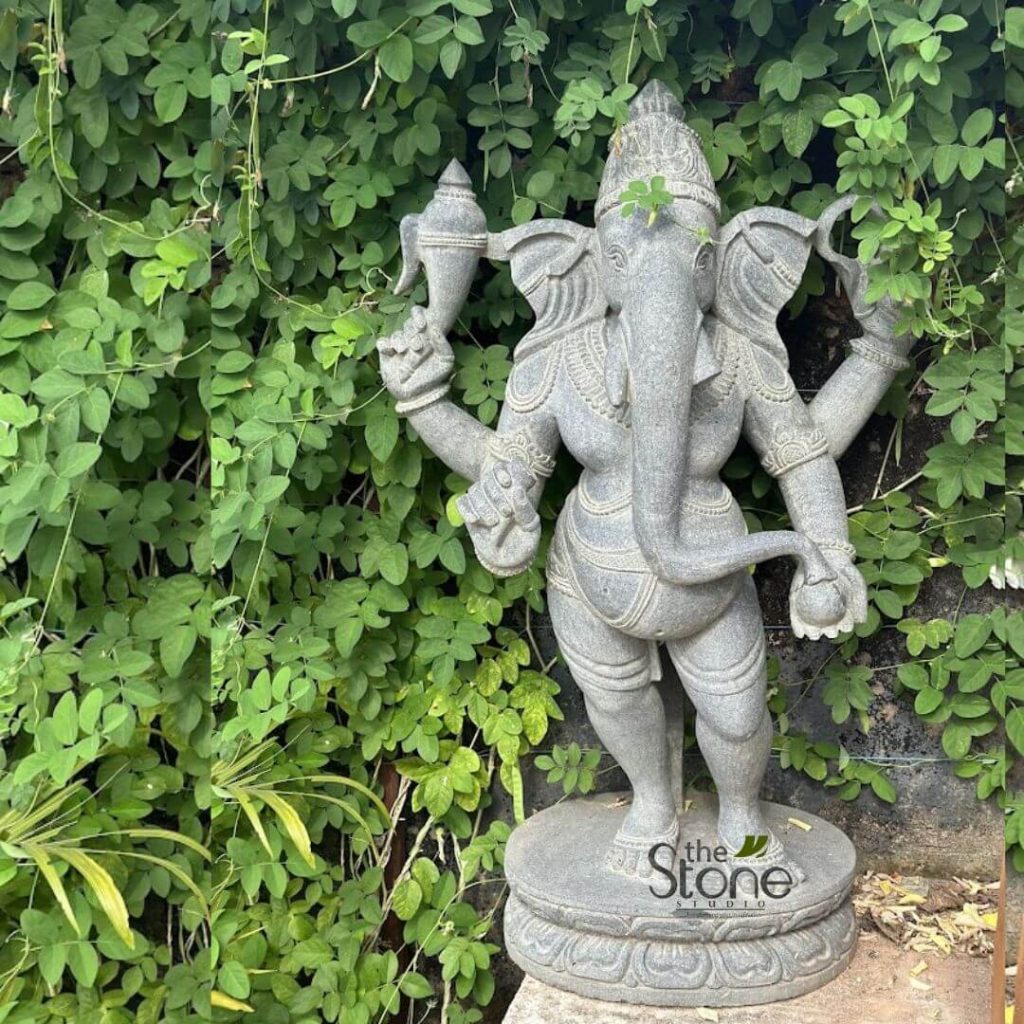 Standing Ganesha Statue 3ft: Buy Best Idol - The Stone Studio