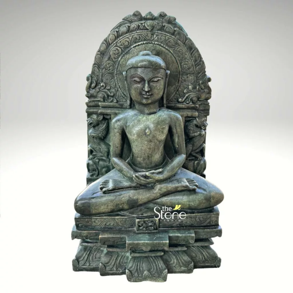 Mahavir Jain Statue 12": Buy Best Gift Idol - The Stone Studio